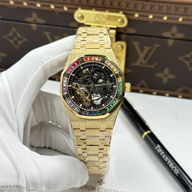 Audemars Piguet Royal Oak Frosted Gold Double Balance Wheel Openworked ...